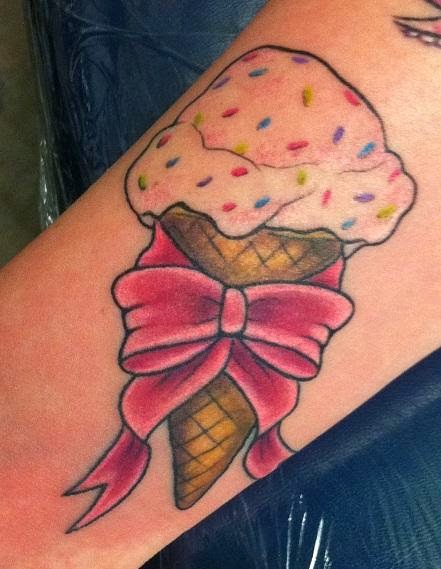 Ice cream cone tattoo ideas