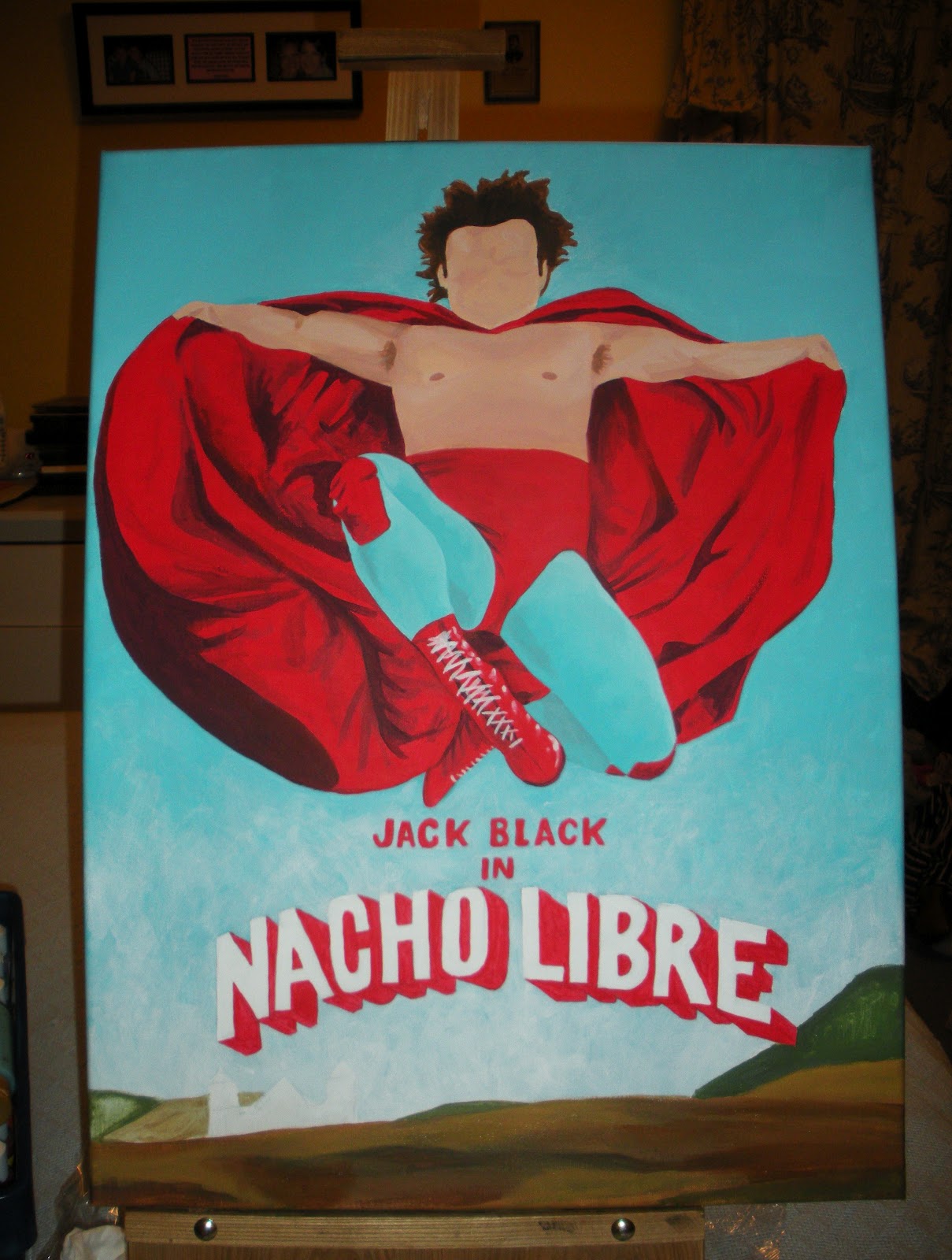 fashionEphemera: Nacho Libre painting