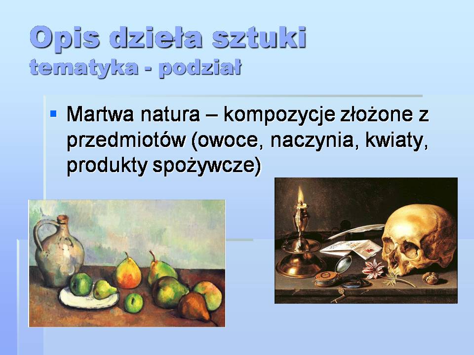 Galeria Czternastki: Opis obrazu.