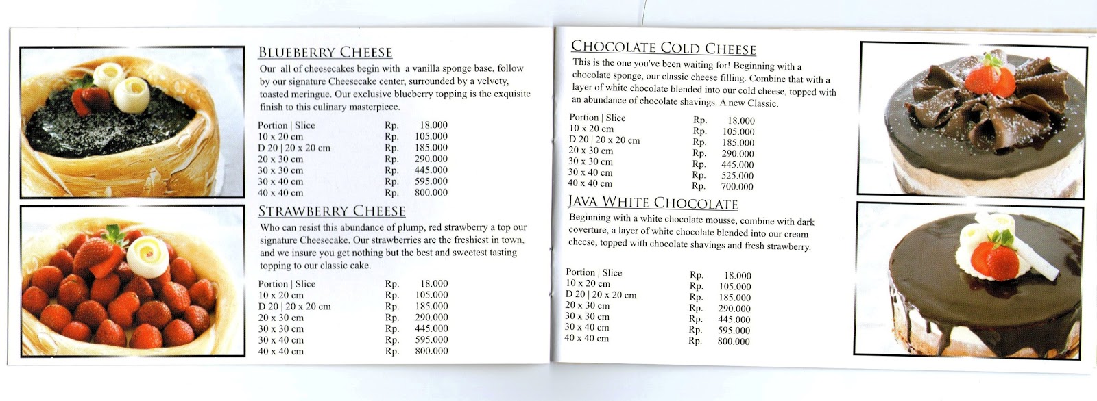 MAMILIN CAKE N BAKERY: DAFTAR HARGA KUE