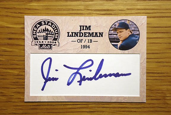 The Amazing Shea Stadium Autograph Project: #461) JIM LINDEMAN