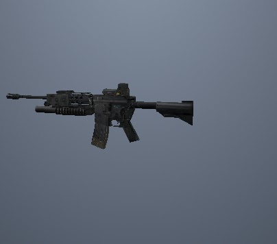 M4A1 From call of duty 4 modern warfare