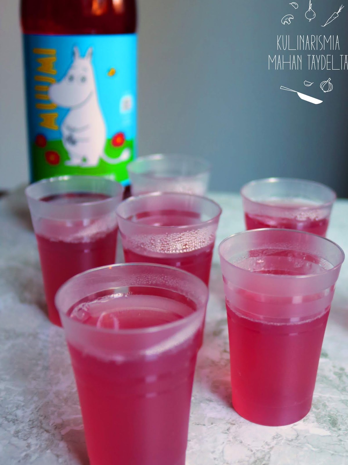 Muumilimsa jello shots K18 (vegaaninen) | Kulinarismia mahan täydeltä
