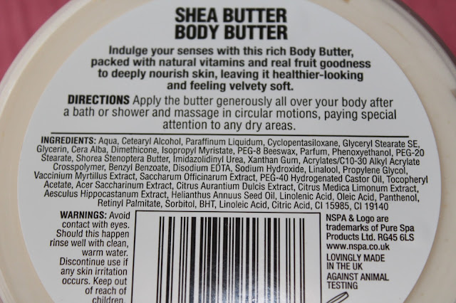 NSpa Moisturising Shea Butter | Beauty talk with Diana