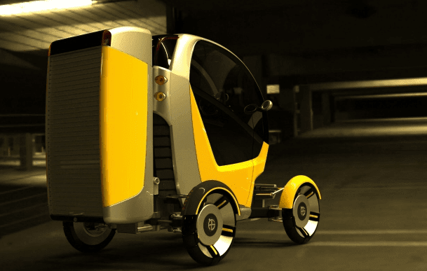 CarGo : Konsep unik mobil single seater untuk pengiriman dalam kota - OMBRO