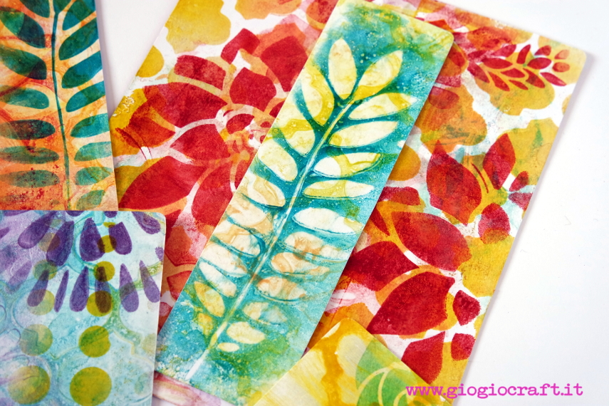 GiogioCraft: Gel printing with Acrylic Inks and Re-Inkers with GelliArts®