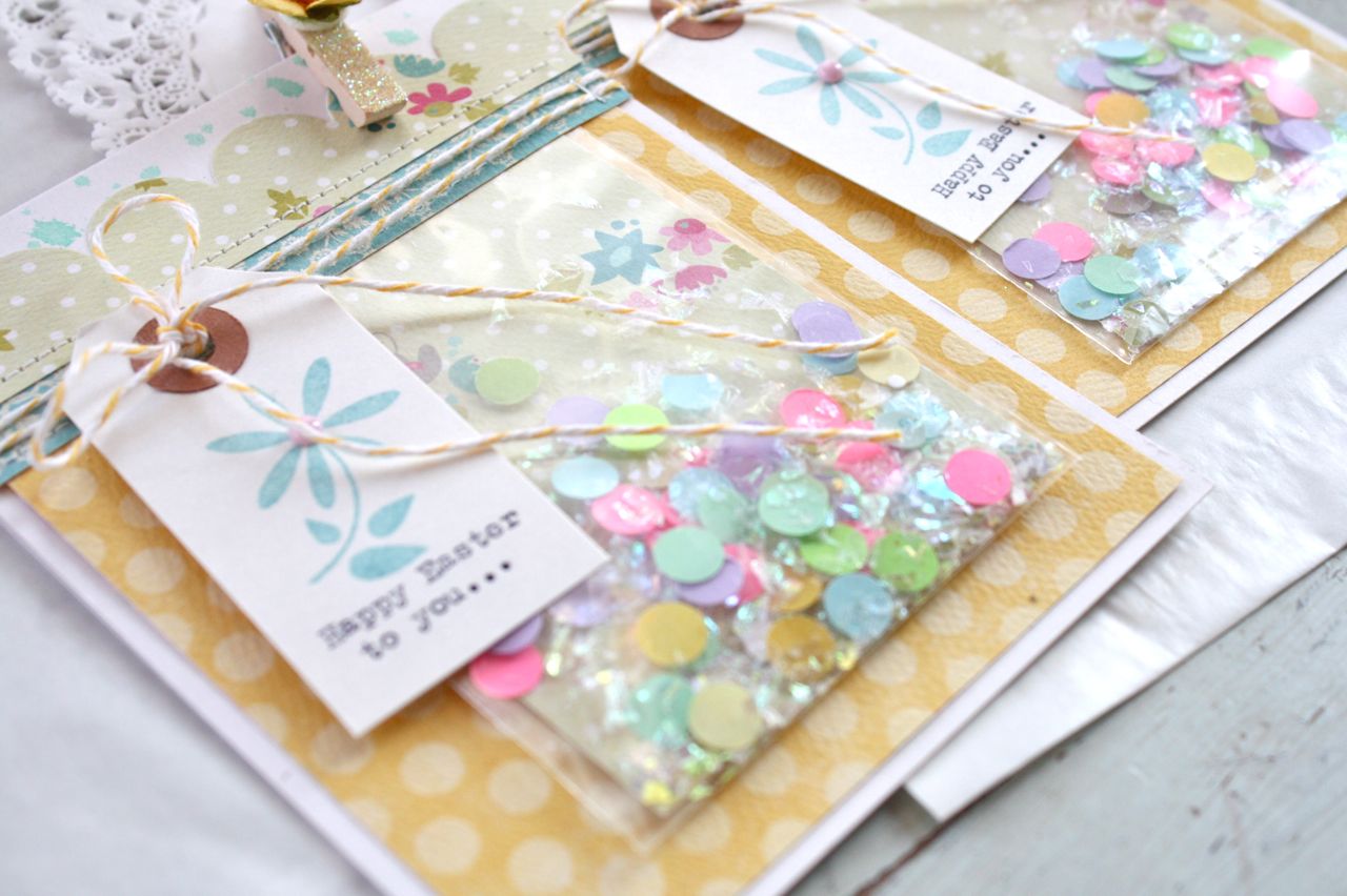 Mish Mash: Confetti Easter cards...