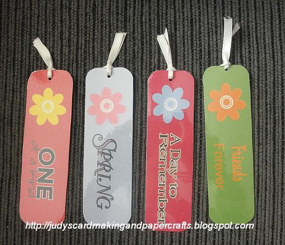 Judy's Handmade Creations: My Memories Suite Digital Bookmarks!!