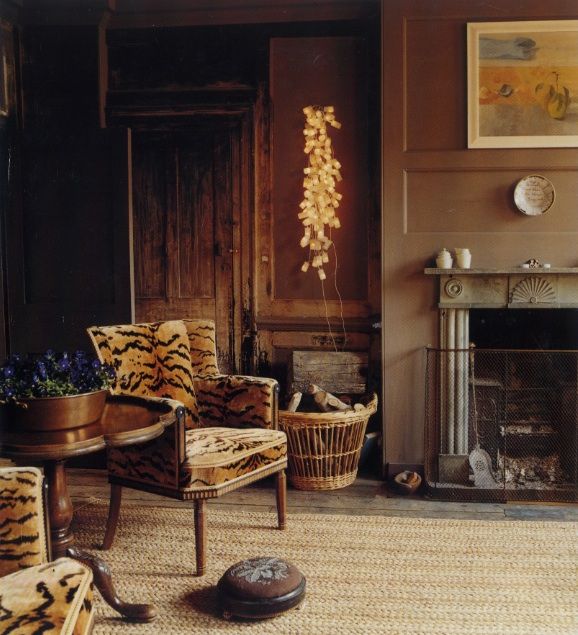 a perfect gray: Scalamandre Tiger Velvet Pillow