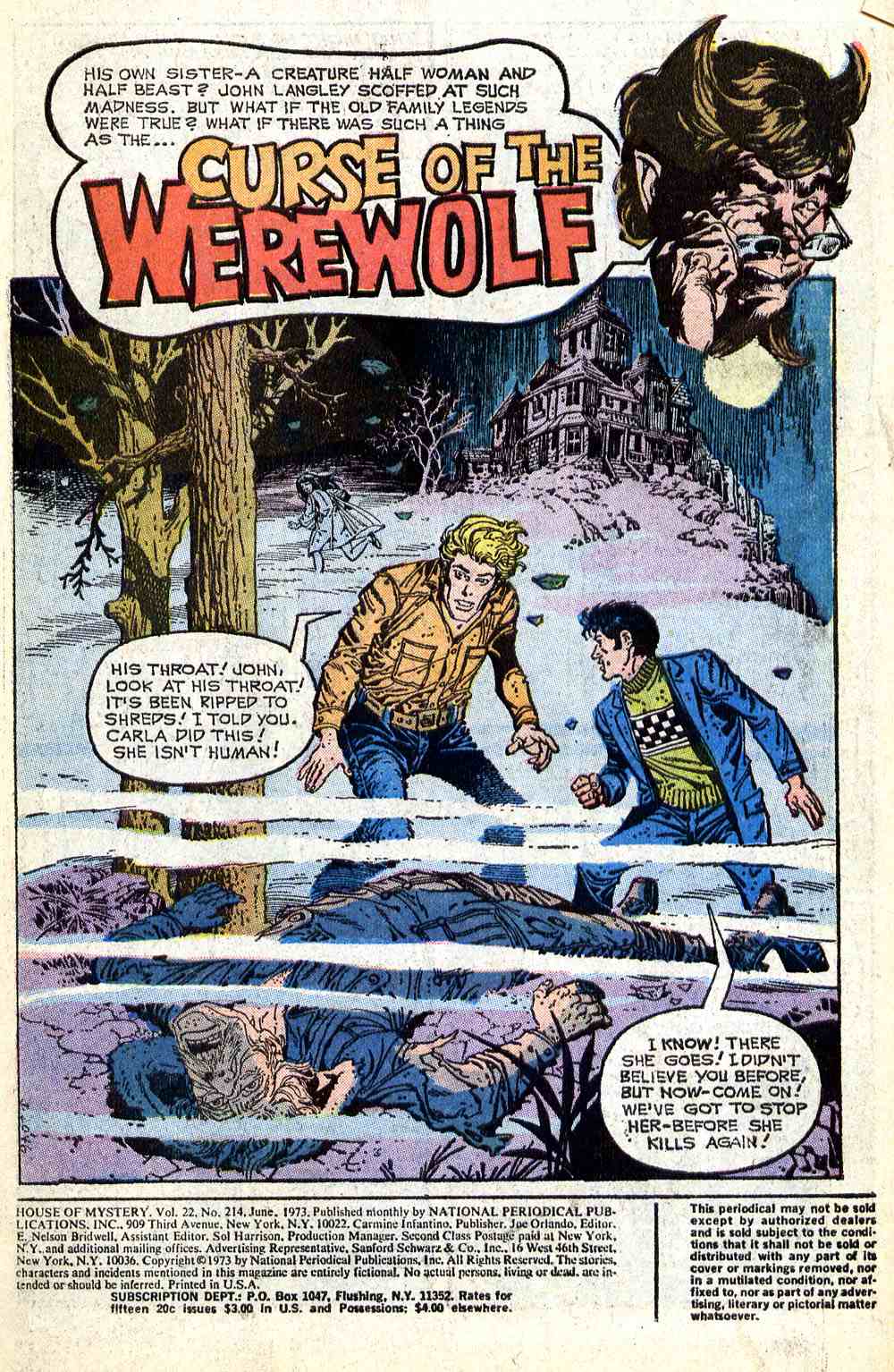 Diversions of the Groovy Kind: Decent Comics: "Curse of the Werewolf ...