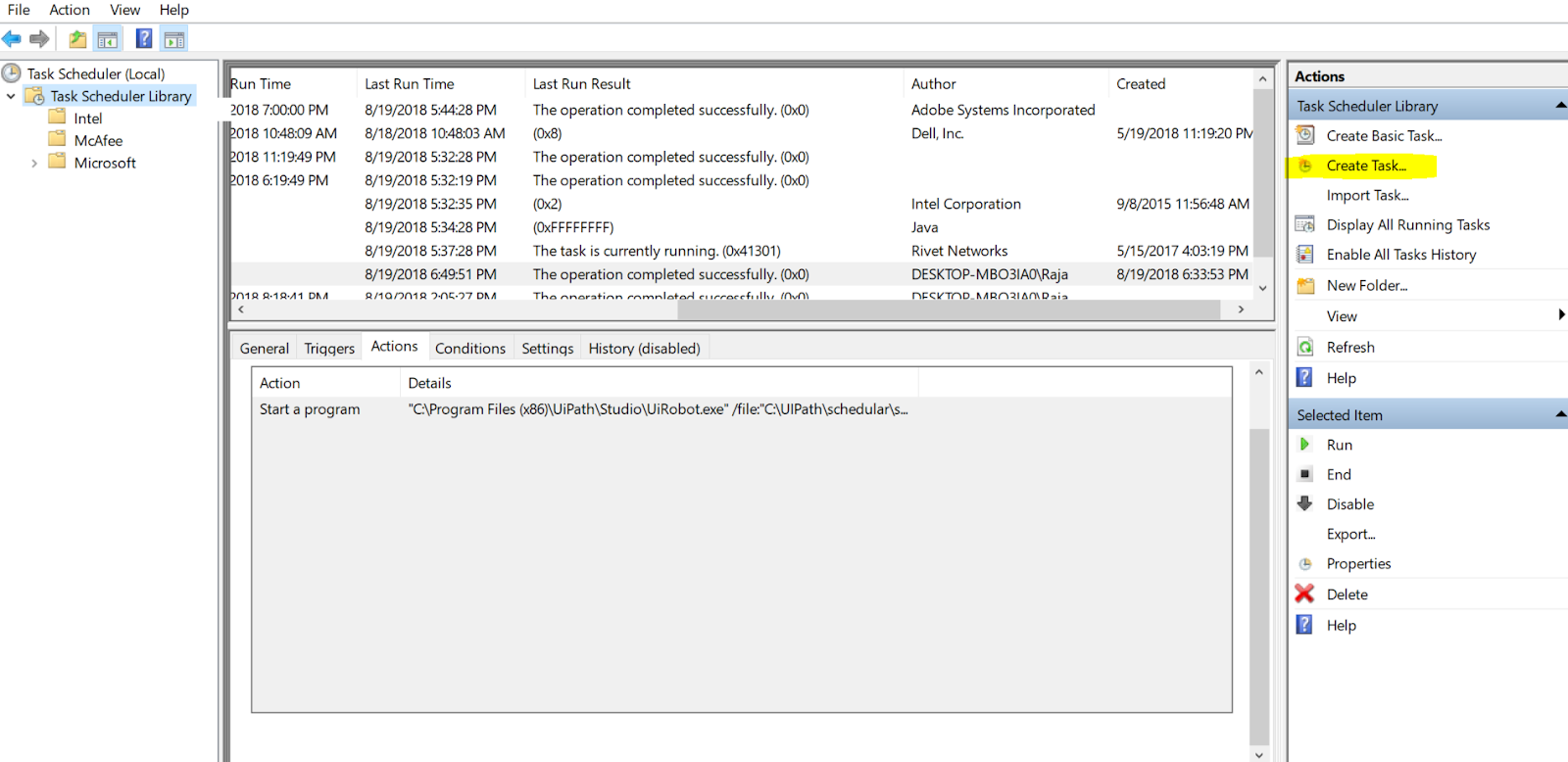 Robotic Process Automation[UiPath]: [RPA] UiPath bot running using ...