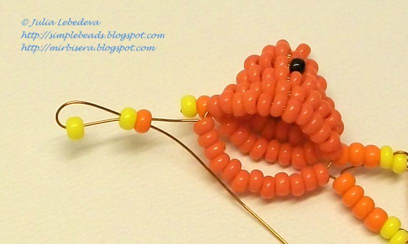 Beading for the very beginners: Goldfish