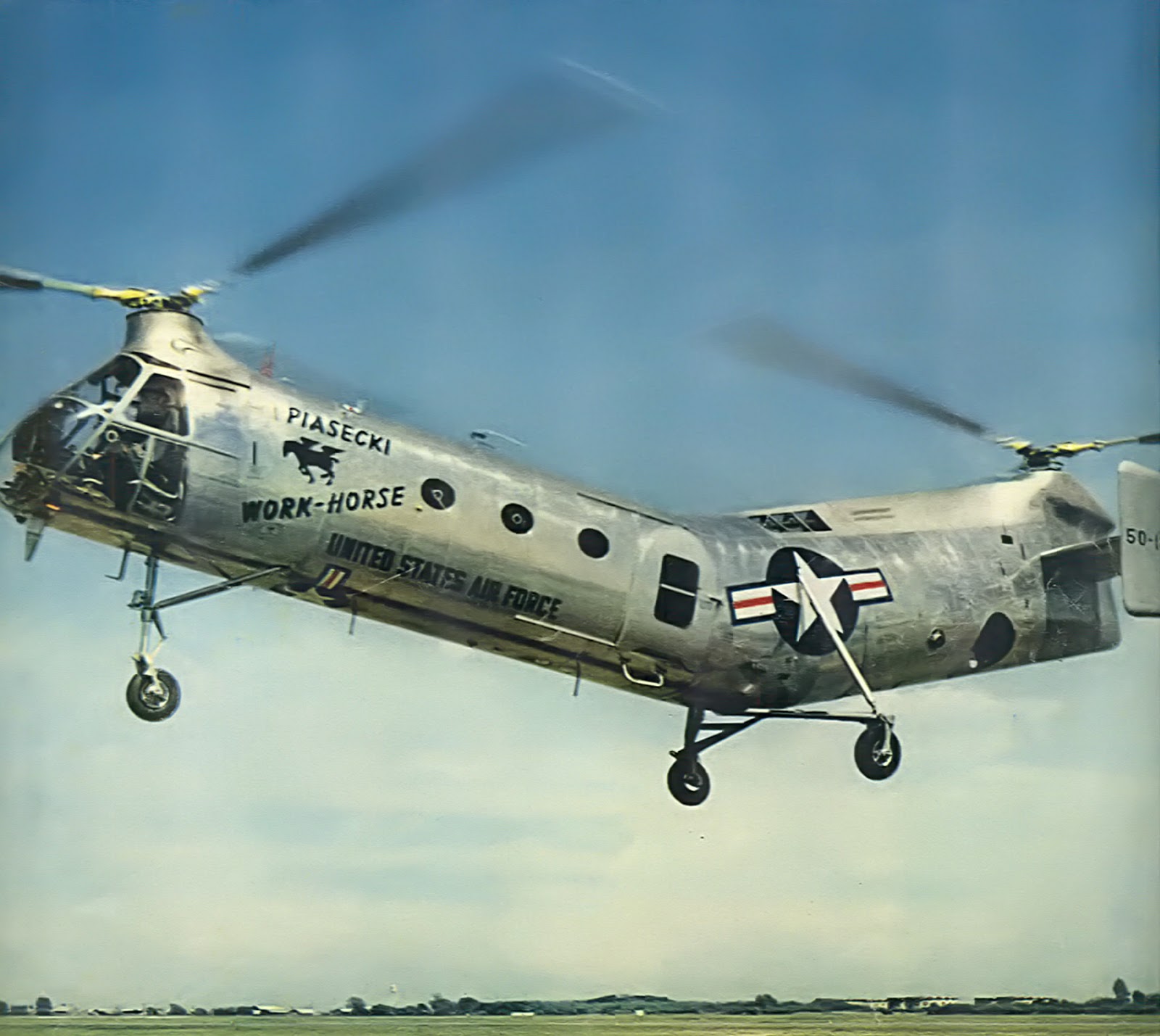 Les hélicoptères de Frank N. Piasecki / Vertol.