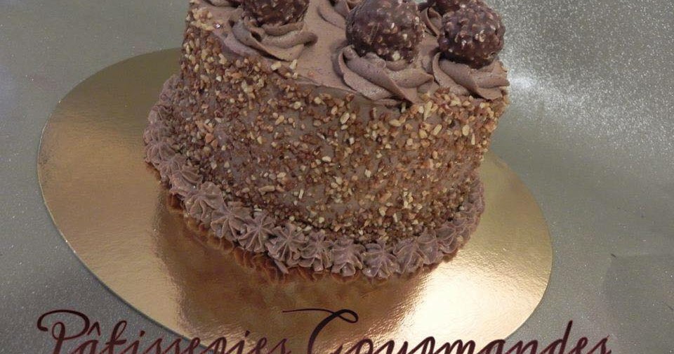 pâtisseries gourmandes : Layer cake Ferrero Rocher