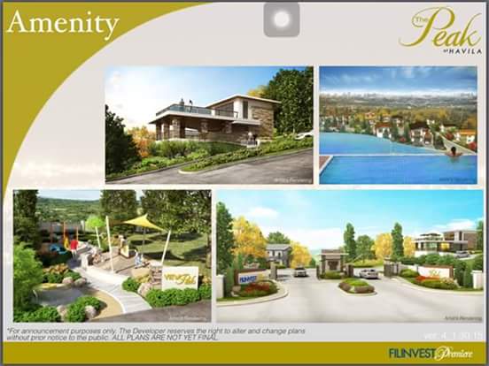 Filinvest Havila - Rizal House and Lot: The Peak Premium Luxury Lots ...