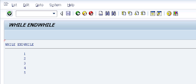 While .. Endwhile