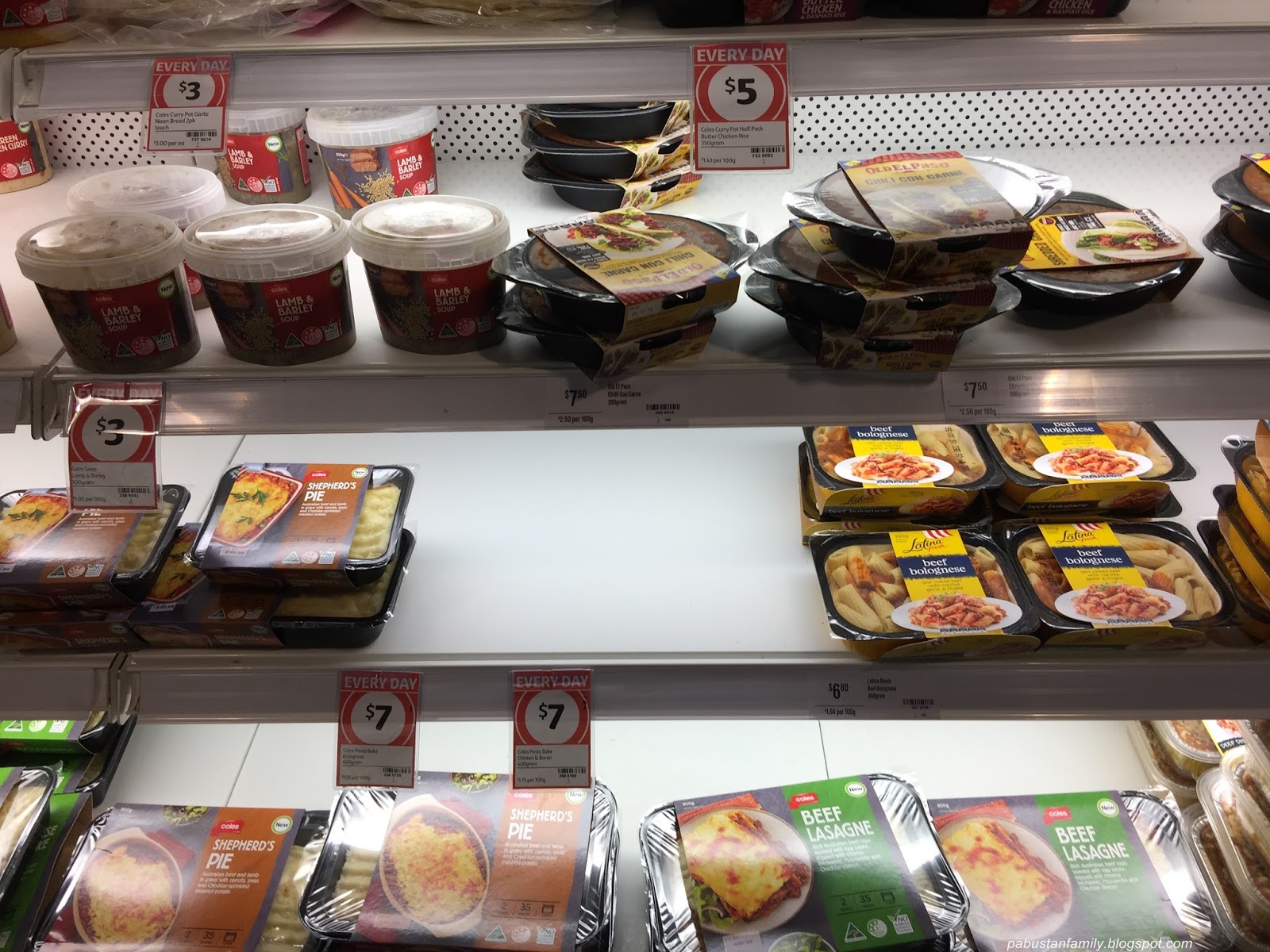 Family Travelogue: TakeAway Ready-Meal at Coles Supermarket, Perth City ...