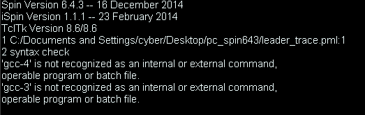 Binary Thoughts: SPIN model checker with iSpin on windows