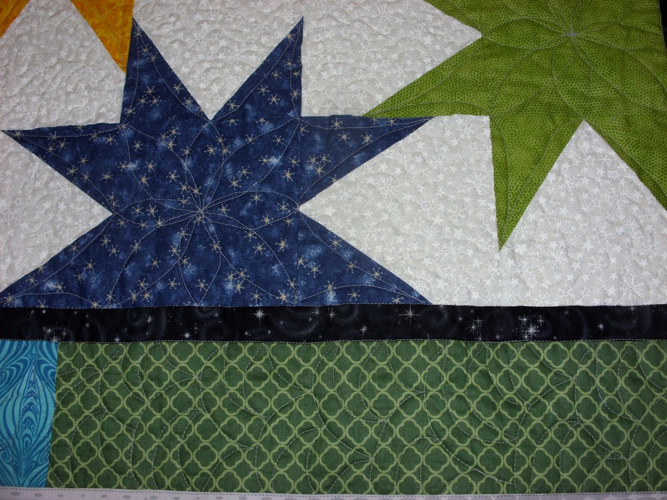 Elizabeth's Quilt Projects: Wonky Stars Finish