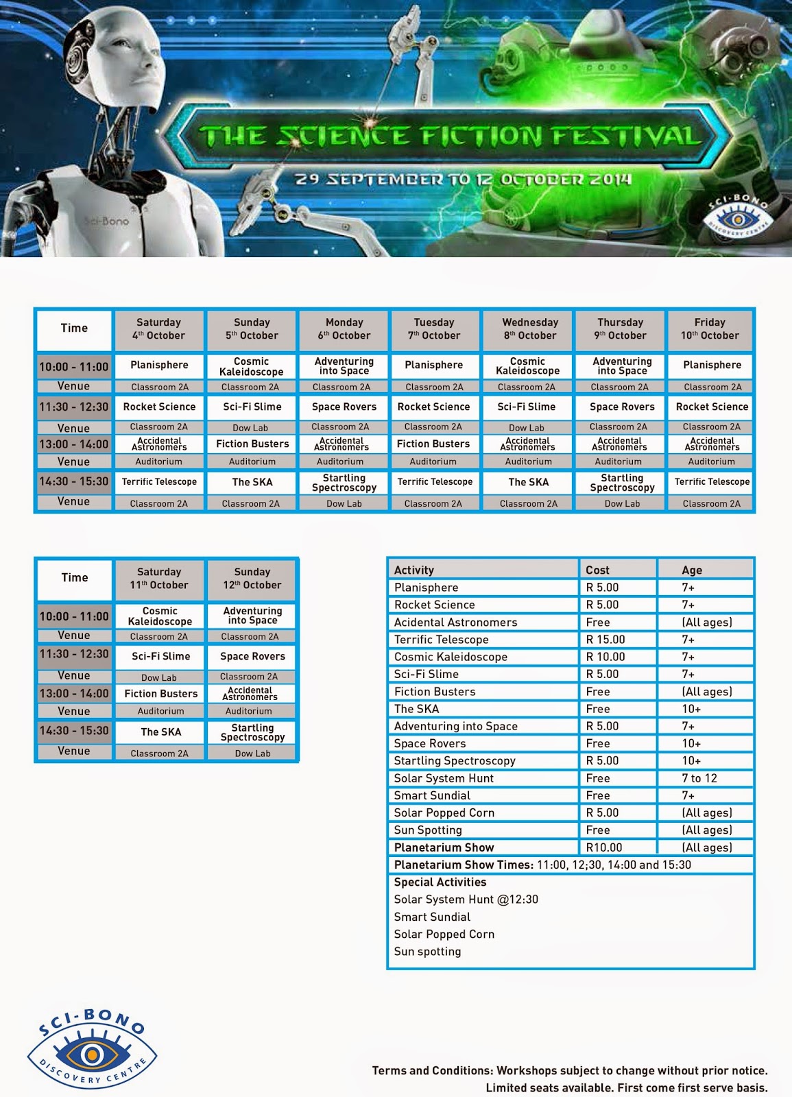 BK Publishing: Science fiction at Sci-Bono