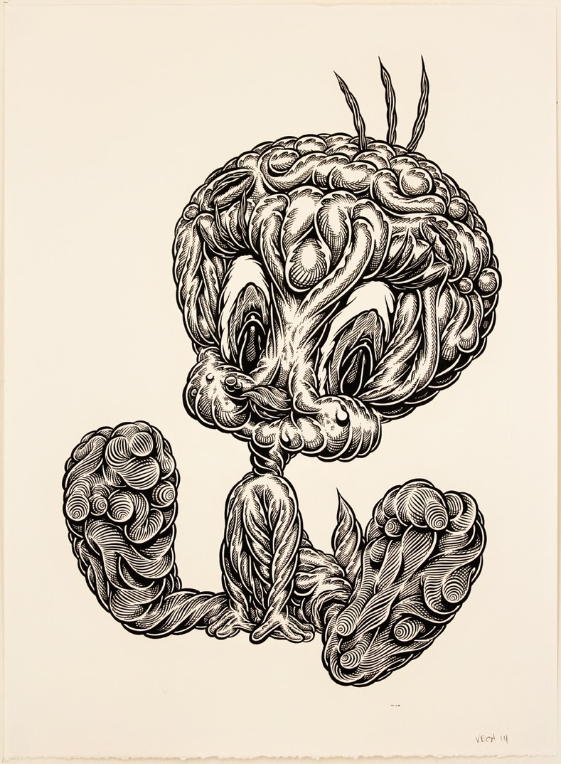 INSIDE THE ROCK POSTER FRAME BLOG: Mark Dean Veca: Everlast Solo Show ...