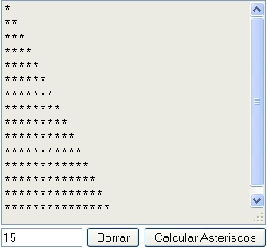 Nino : Asteriscos en JavaScript
