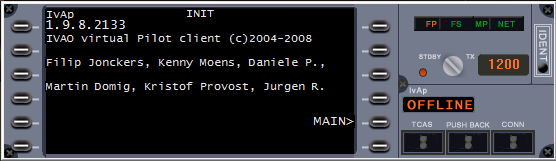 Transponder code-Squawk code | Fabio's FlightSimBlog
