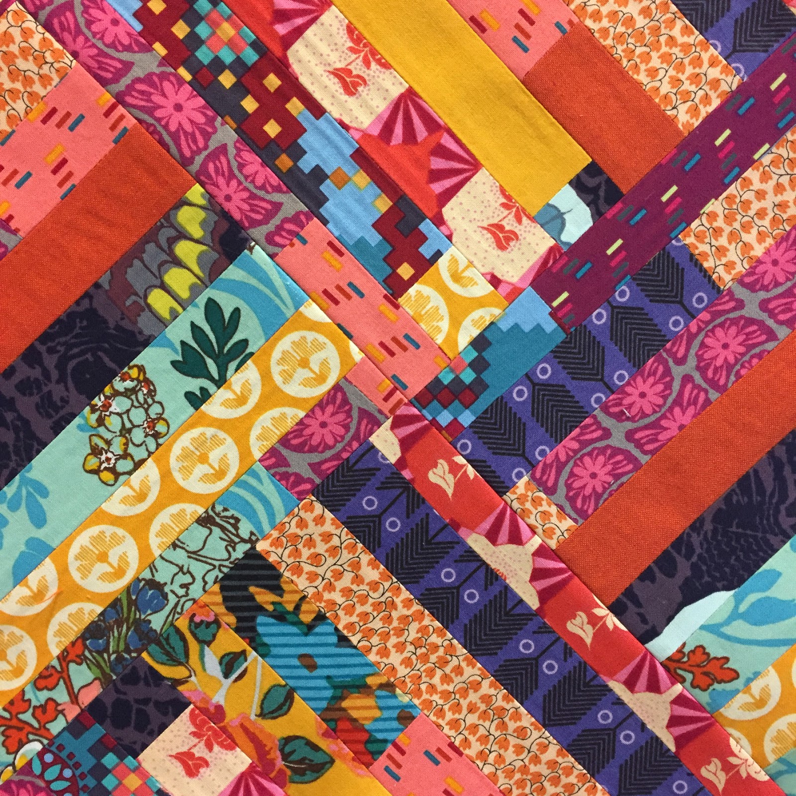 hot pink quilts: Stripey Stripe Block Tutorial