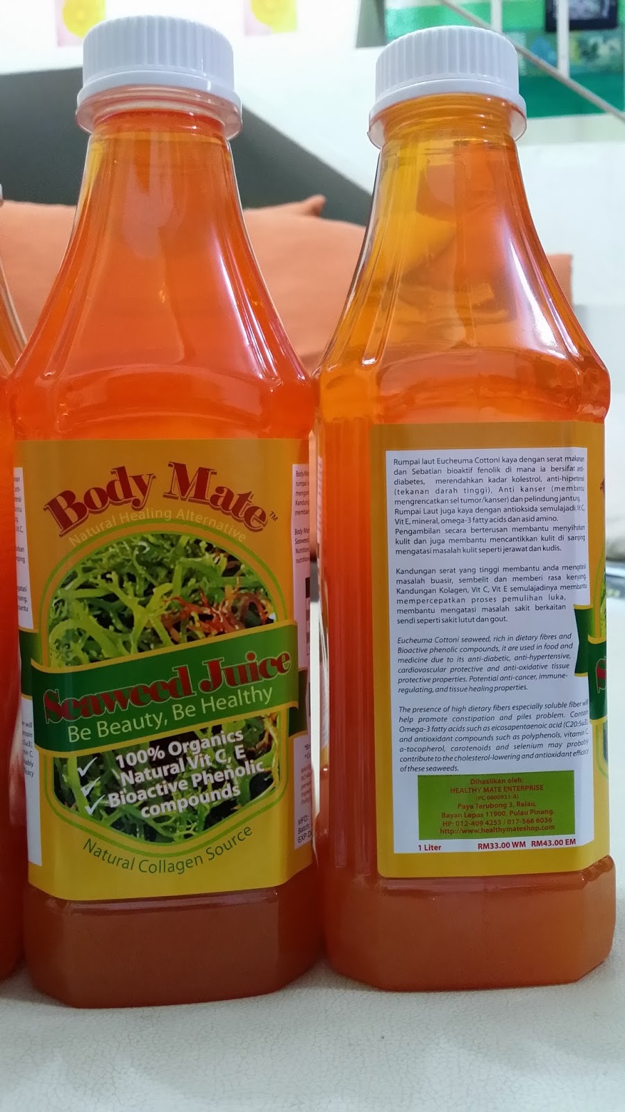 ZAMAN HEALTHCARE: BODYMATE SEAWEED JUICE