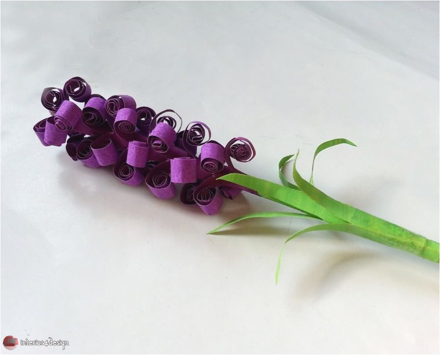 DIY Swirly Paper Flowers - Interior4desigN