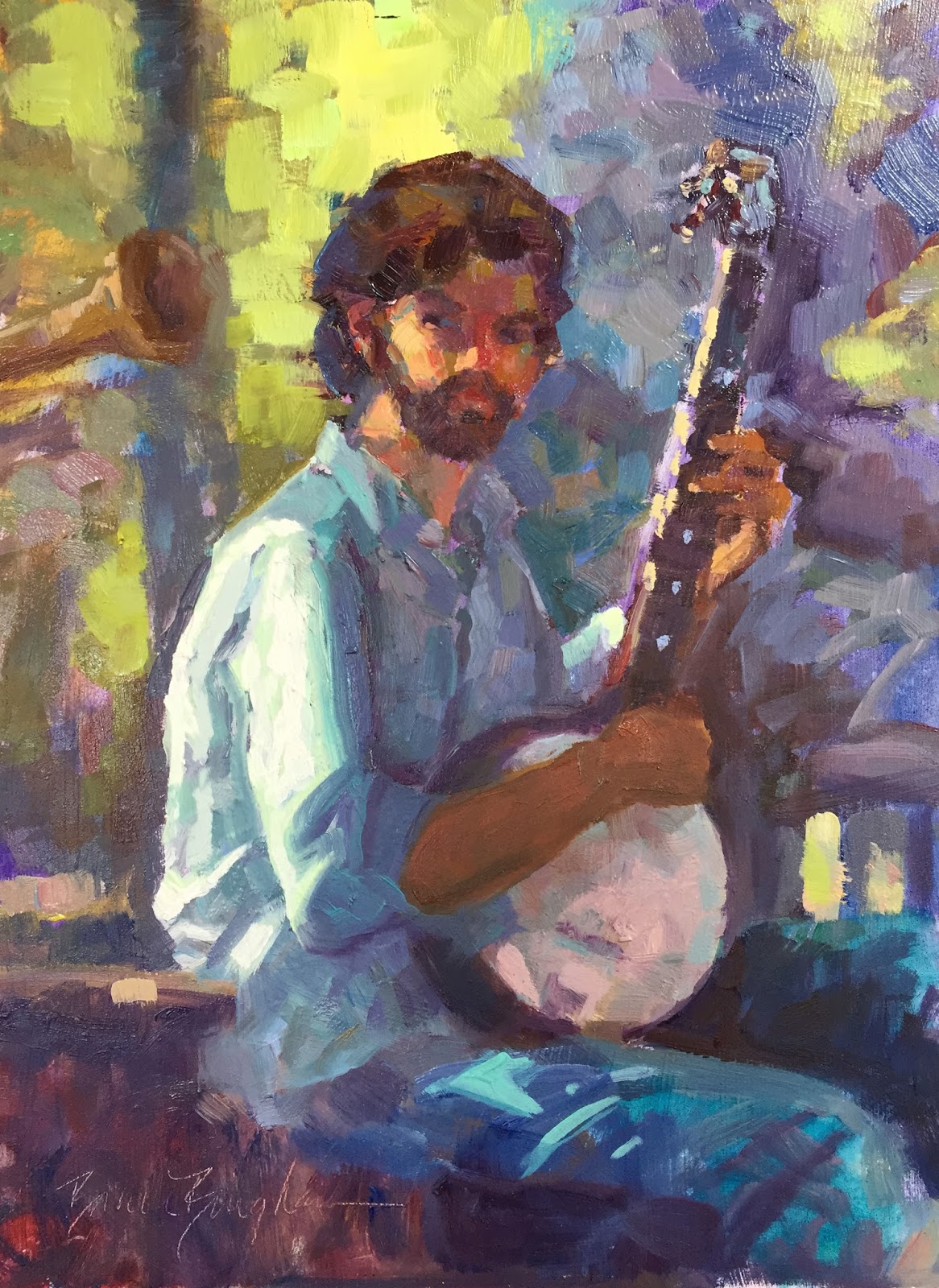 Bruce Bingham: Minstrel painting progression and tips on inspiration