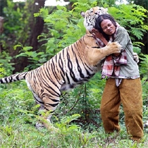 Free to choose: The man who has tiger Friend