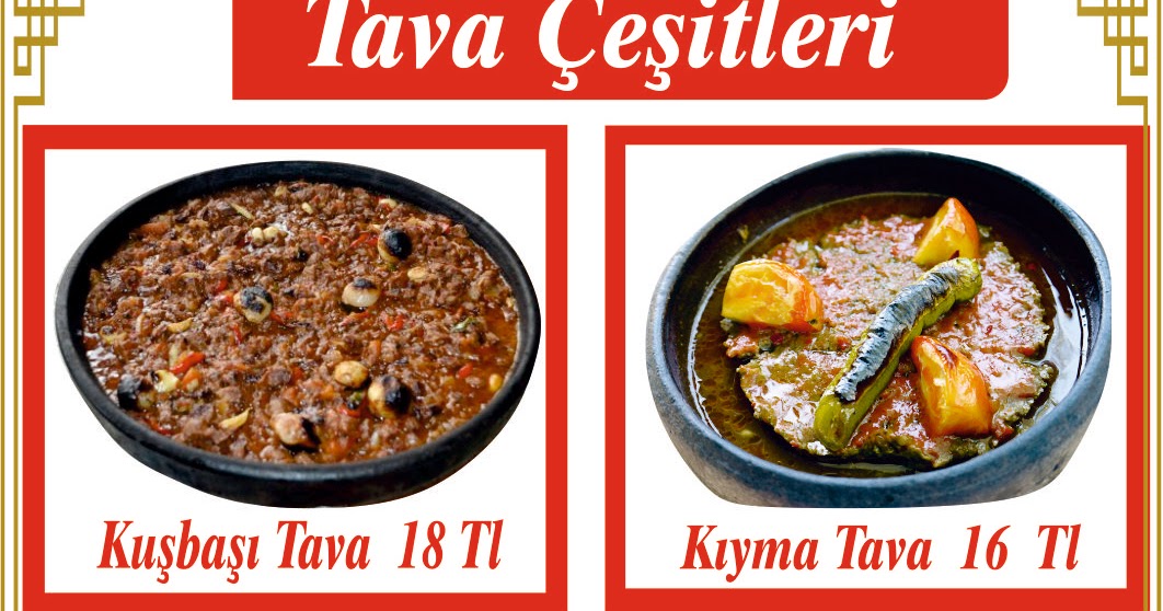 TAVA ÇEŞİTLERİ