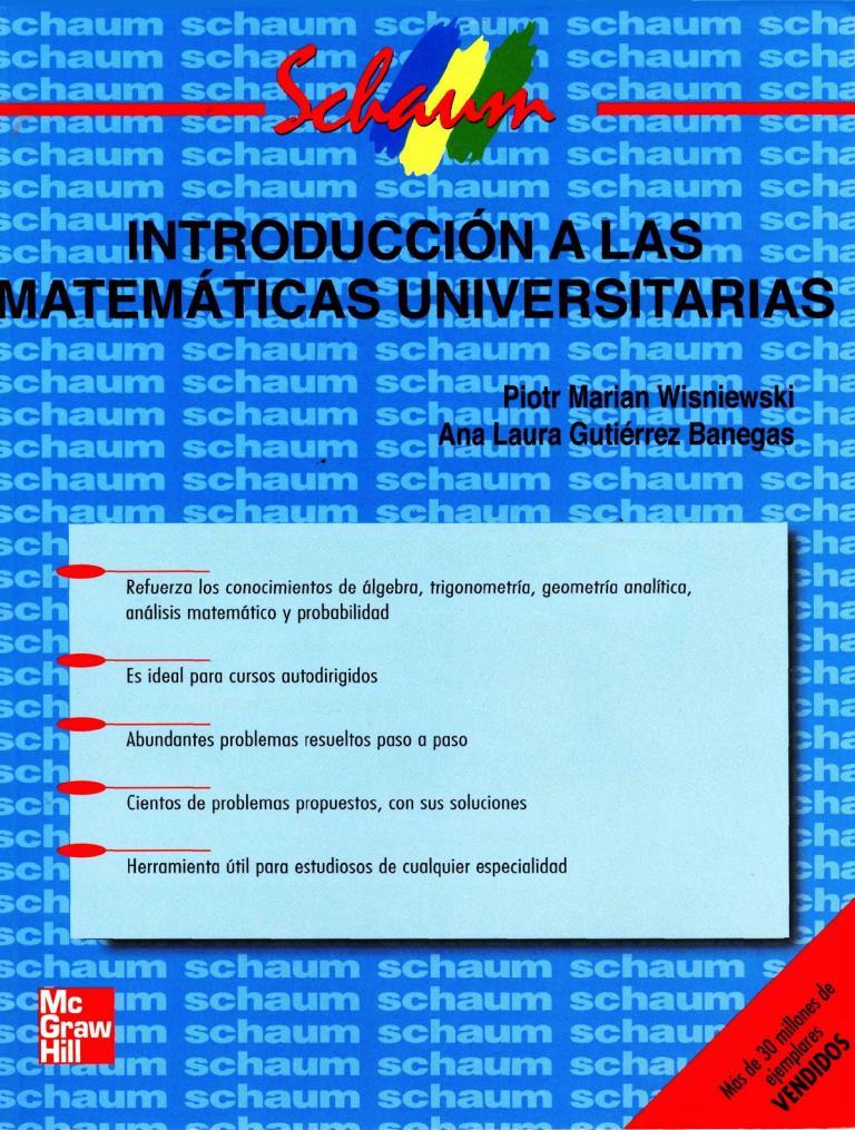 Introducción a las matemáticas universitarias – Piotr Marian Wisniewski ...
