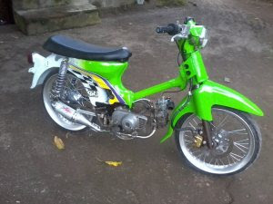 HONDA C70 Modif Dengan Warna Hijau - Oto Trendz