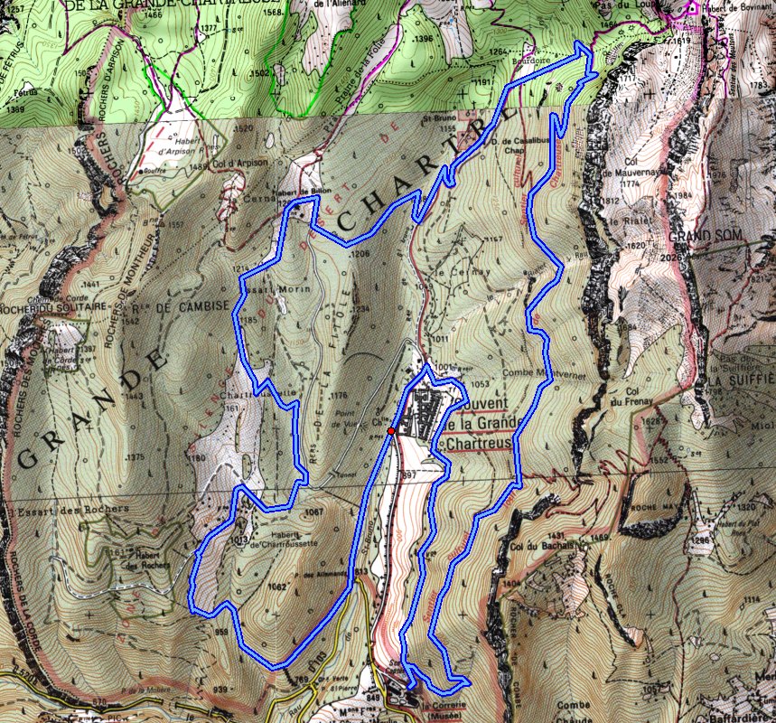 BRUNONIS: Wo befindet sich die Grande Chartreuse?