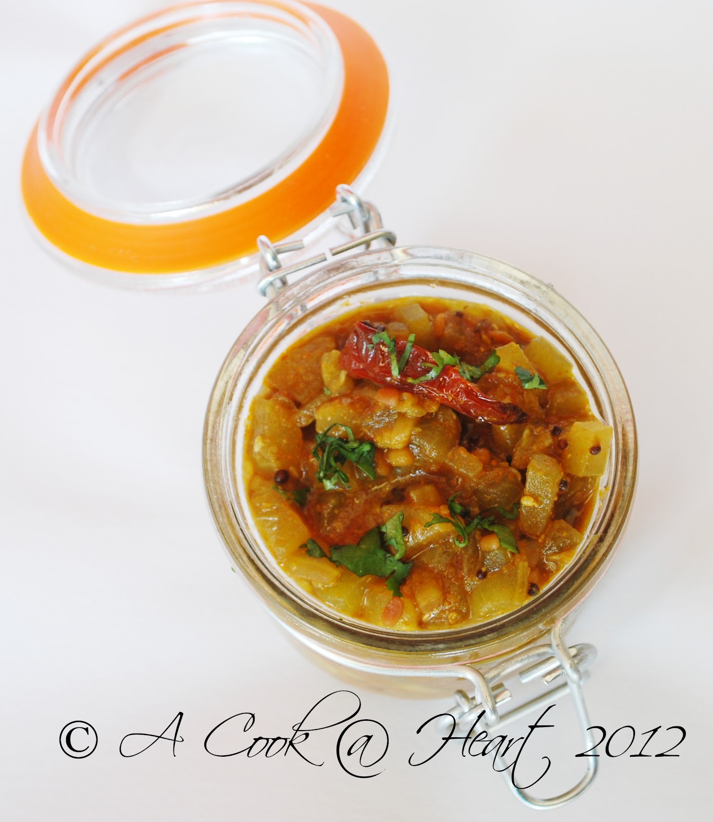 A Cook @ Heart: Cucumber Sweet and Sour Chutney