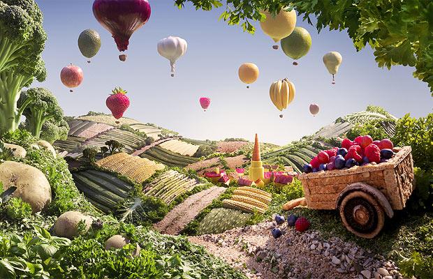 The London Foodie: Fantastic Food Landscapes by Carl Warner