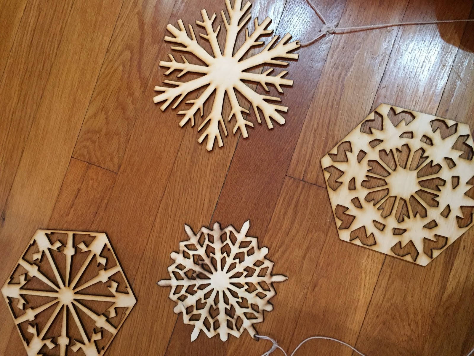 Laser Cut Snowflakes