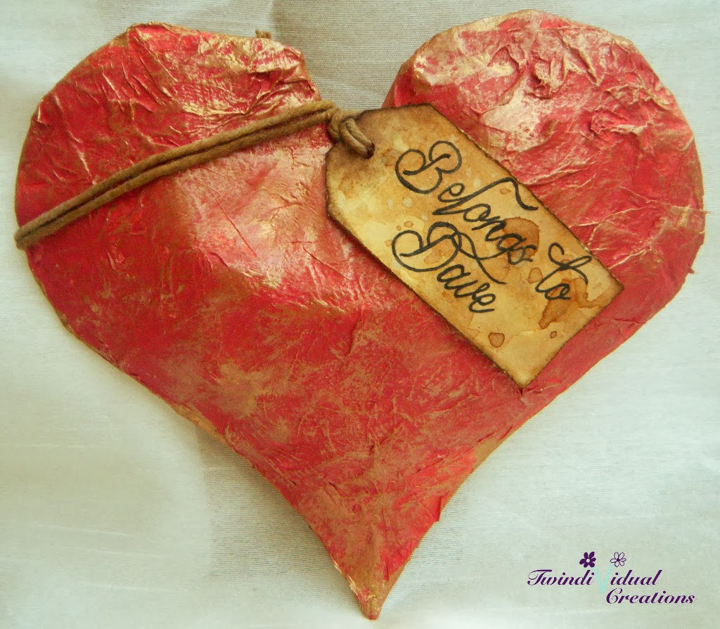 Twindividual Creations: Paper Mache Heart