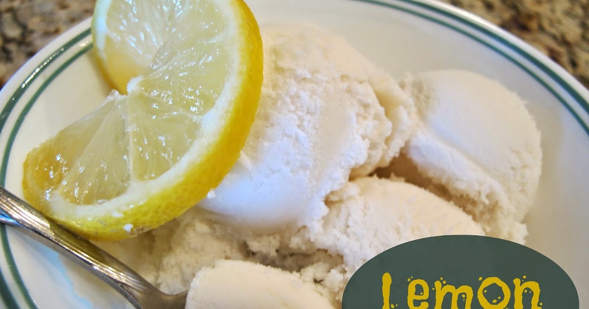 Simple. Healthy. Tasty: Lemon Ice Cream