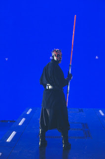 STAR WARS AFICIONADO WEBSITE: BEHIND THE SCENES: BLUE SCREEN MENACE!