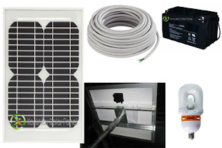 Paket murah solar panel / panel surya 10 WP / 15 WP SHS untuk rumah ...