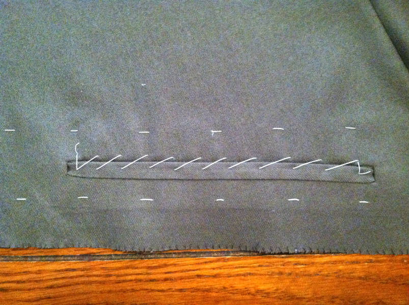 Victorian Tailoring: 1830s Broadfall Trousers: Pockets