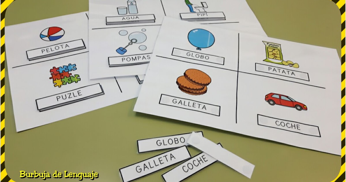 Burbuja de Lenguaje: Lectura Global con pictogramas