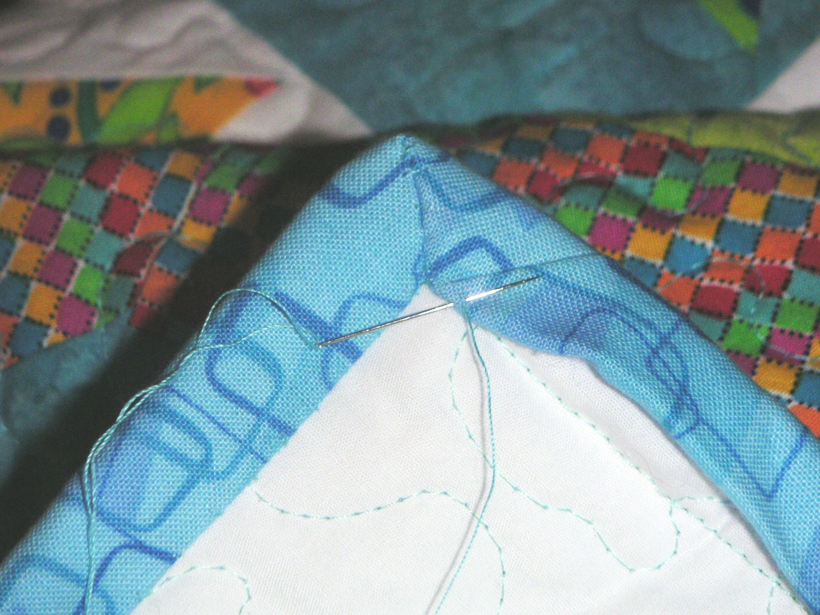 FibersToTheHome: Binding Quilt Corners - a special post for left-handed ...