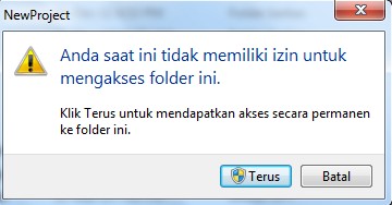 cara mengunci folder/file agar tak bisa di buka orang lain | DEDI-SMK
