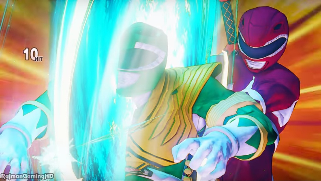 Street Fighter V Red Ranger VS Green Ranger Gameplay - JEFusion