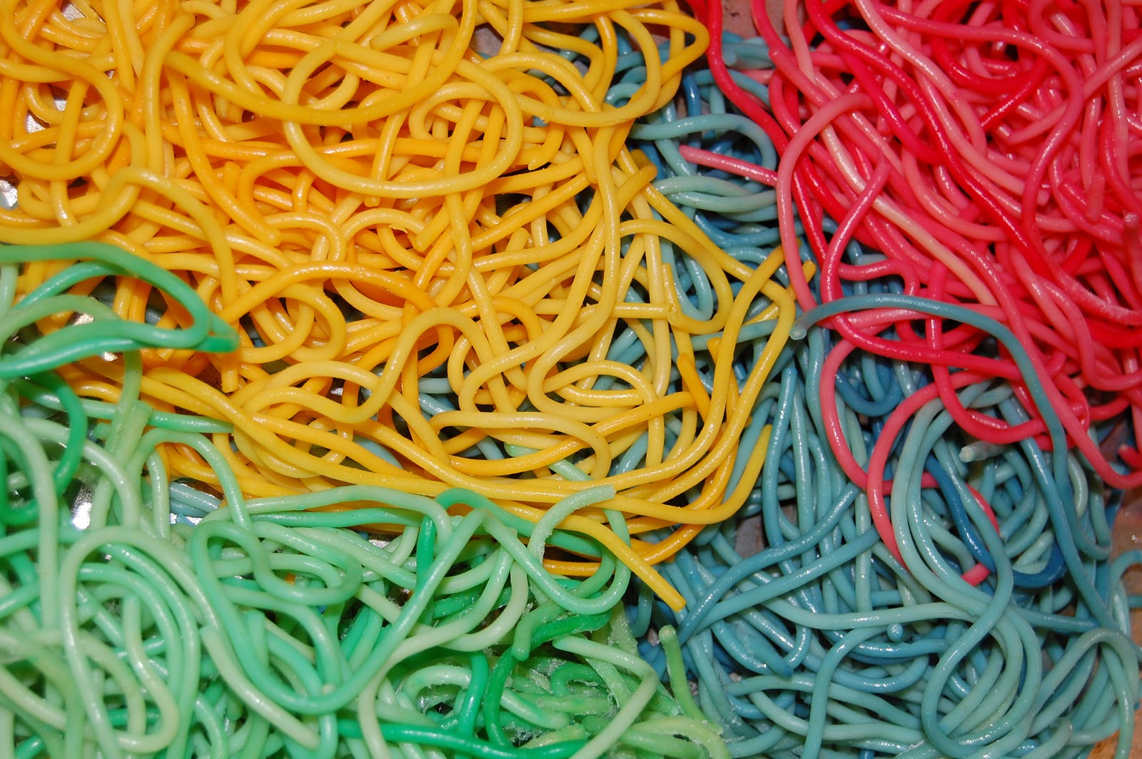 Home is Real Sweet: Sensory Spaghetti