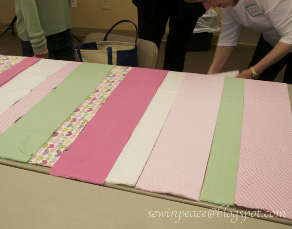 Sew in Peace: Strippy Flannel Baby Quilt
